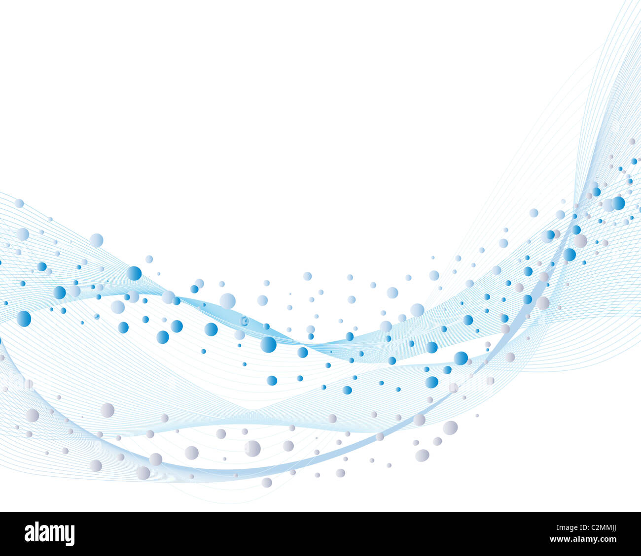 Abstract water vector background with bubbles of air Stock Photo - Alamy