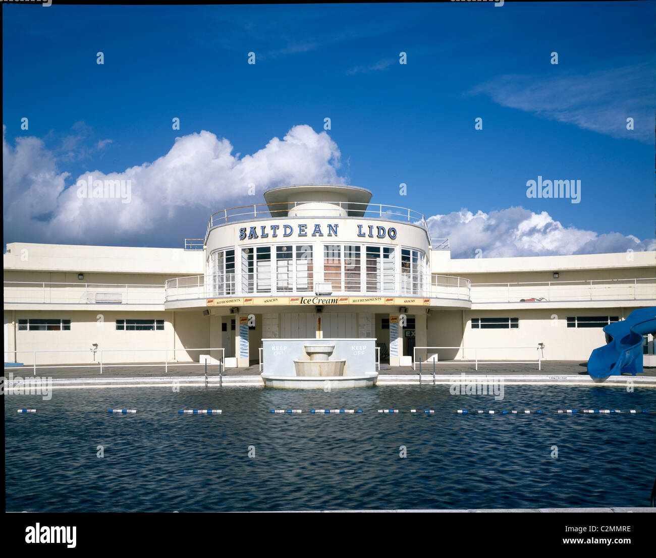 Saltdean Lido 1935 Swimming Pool, East Sussex, England Stock Photo - Alamy