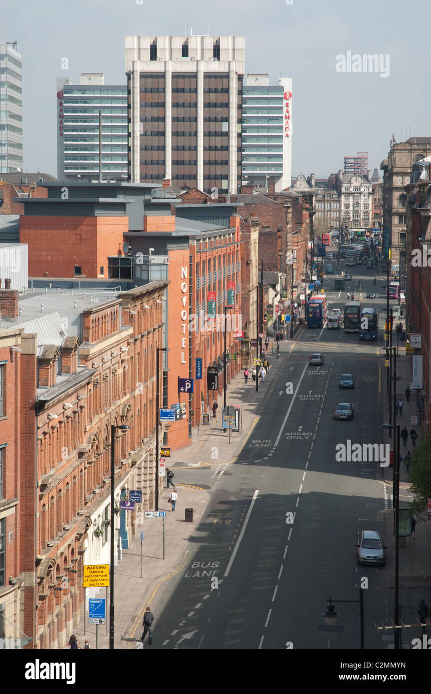 Portland Street city centre Manchester Stock Photo - Alamy