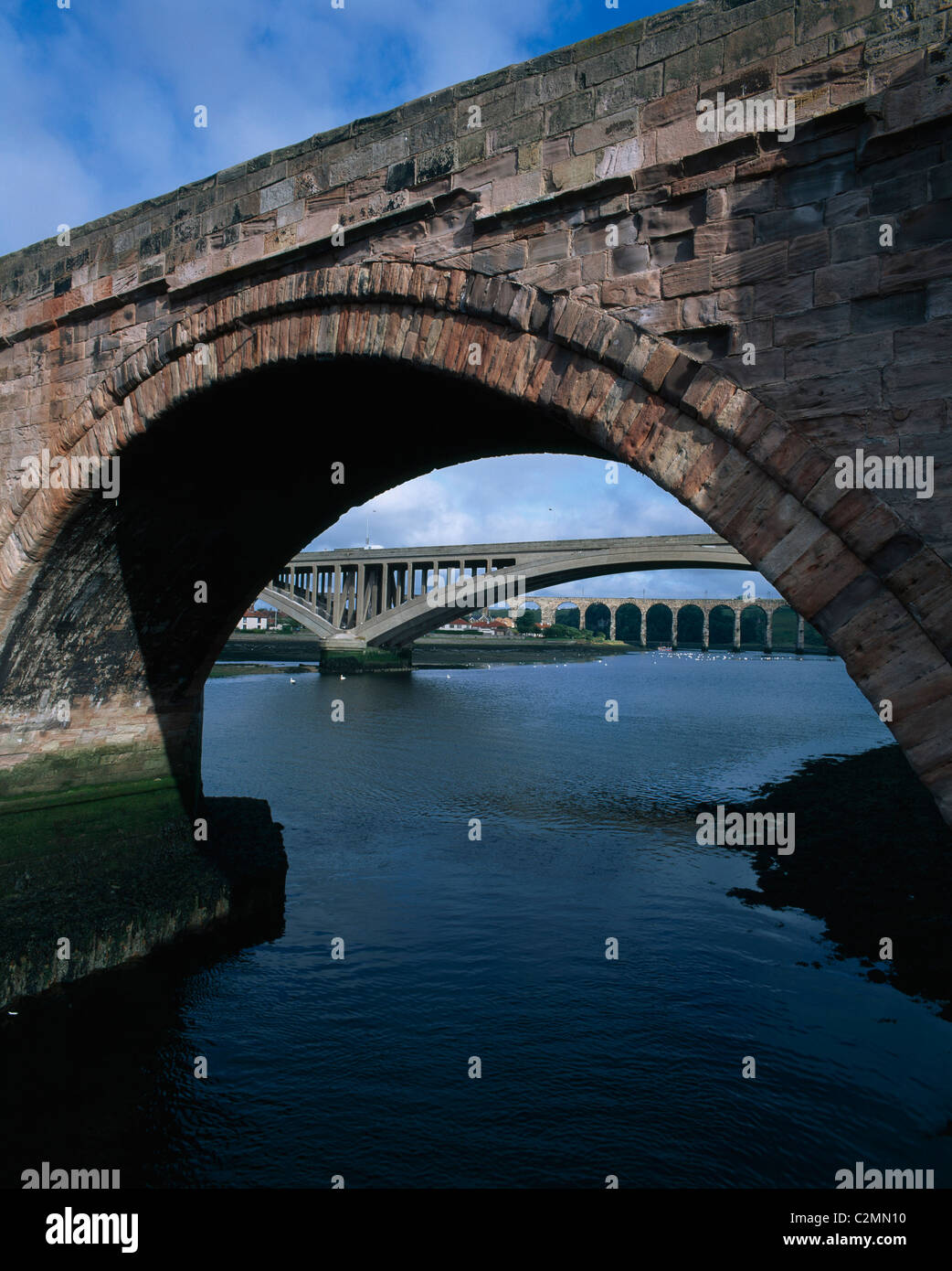 Bridges over the River Tweed, Berwick, Northumberland - Old bridge, new ...