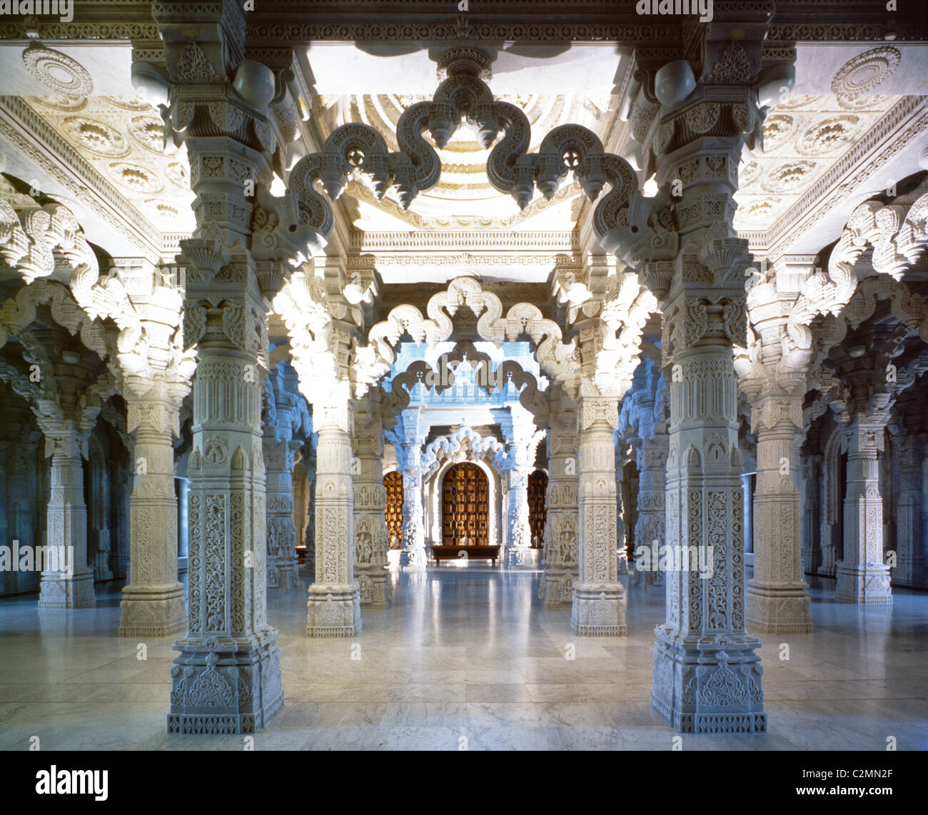 Inside neasden temple london hi-res stock photography and images - Alamy