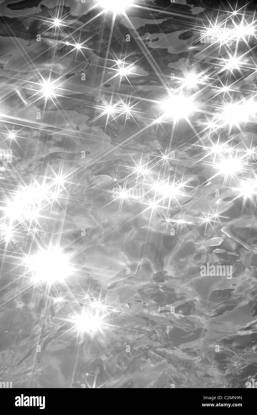 Abstract light reflection on water Stock Photo - Alamy