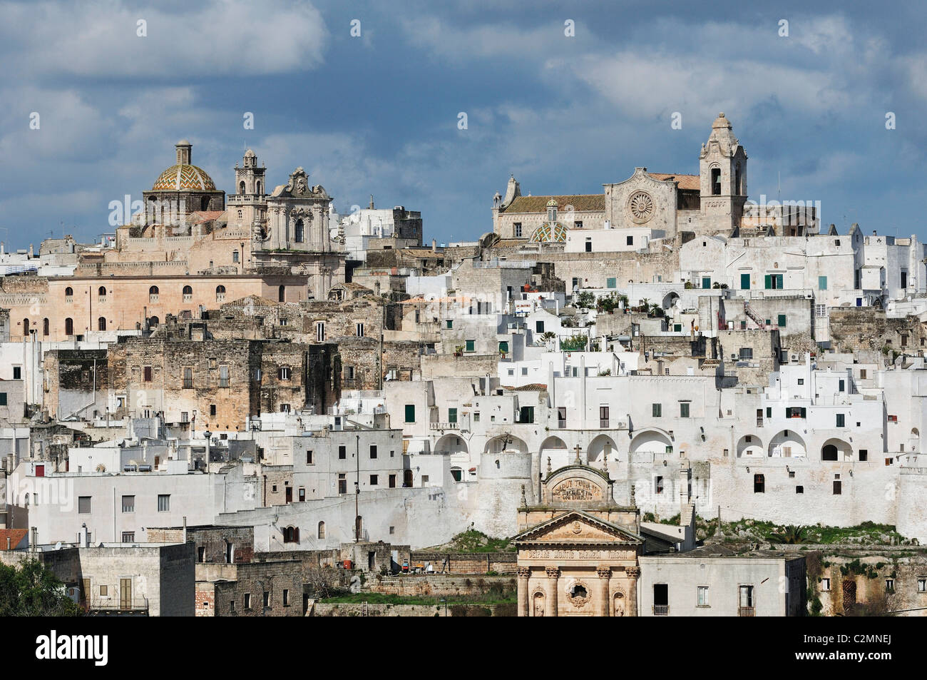 Ostuni. Puglia. Italy. View of the old town of Ostuni Stock Photo - Alamy
