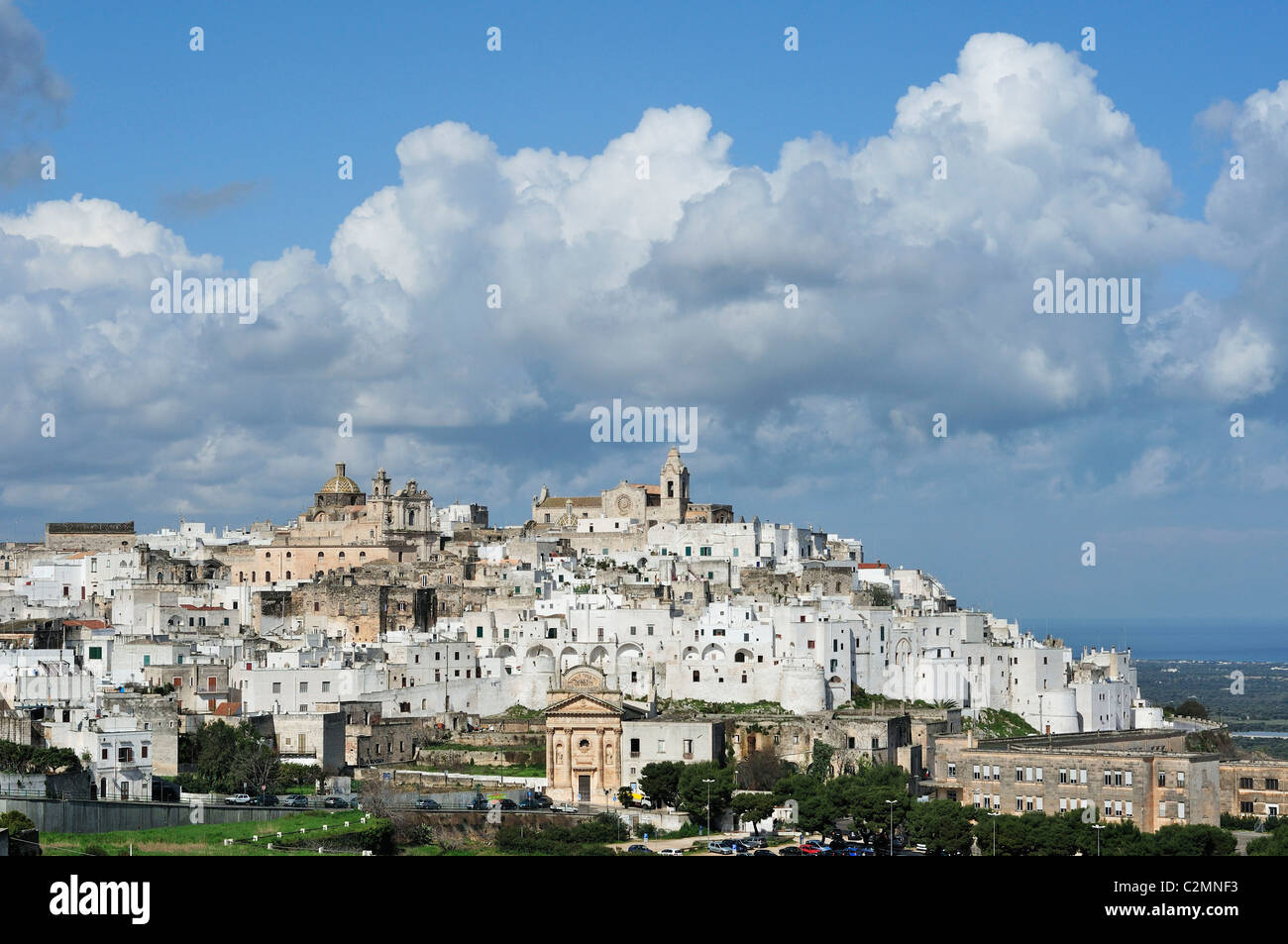 Ostuni. Puglia. Italy. View of the old town of Ostuni Stock Photo - Alamy