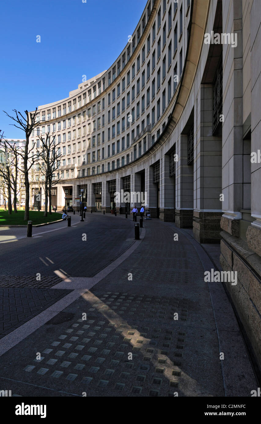 Westferry Circus, Canary Wharf Estate, London, United Kingdom Stock ...