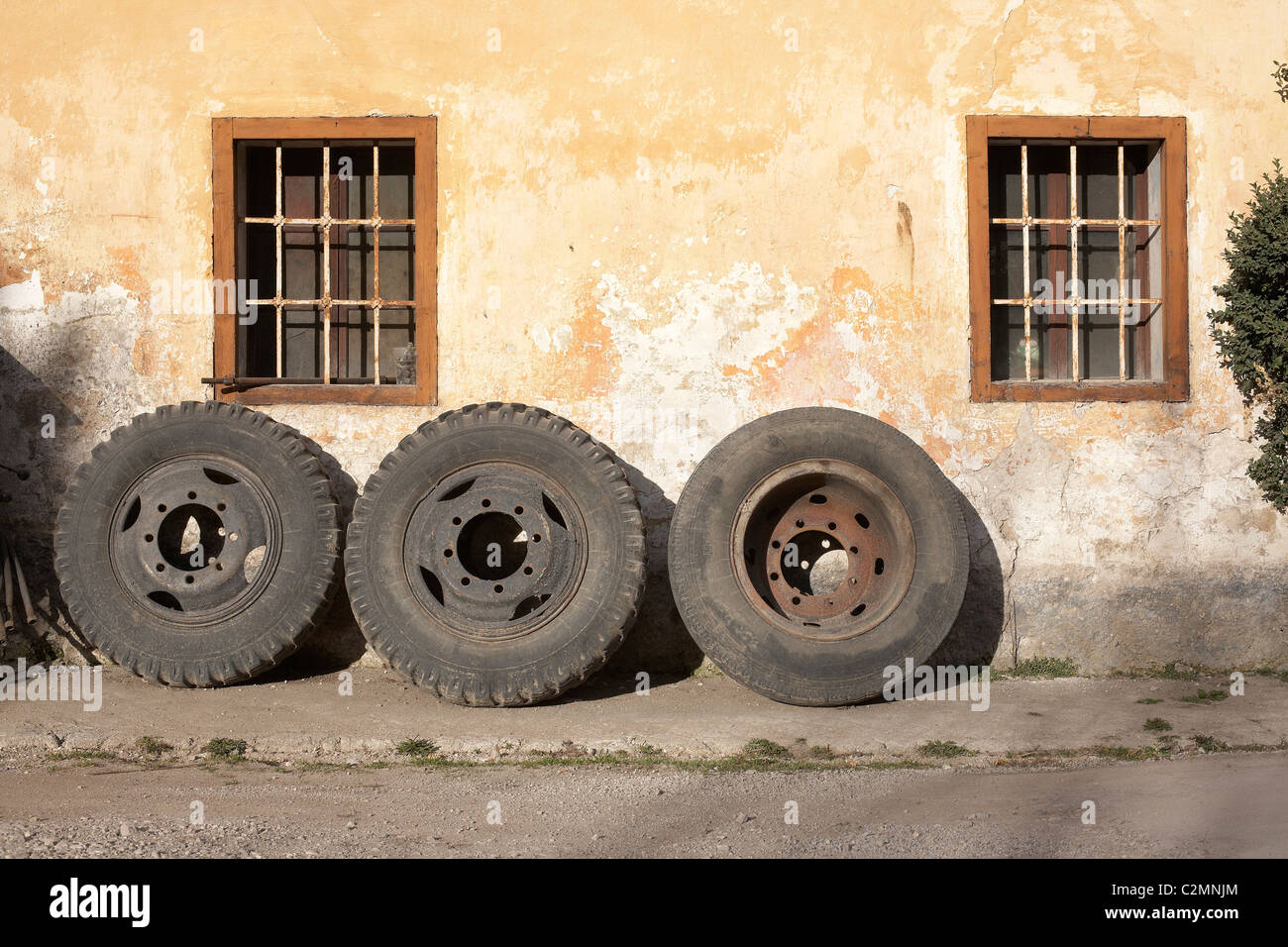 Recycle old tyres hi-res stock photography and images - Alamy