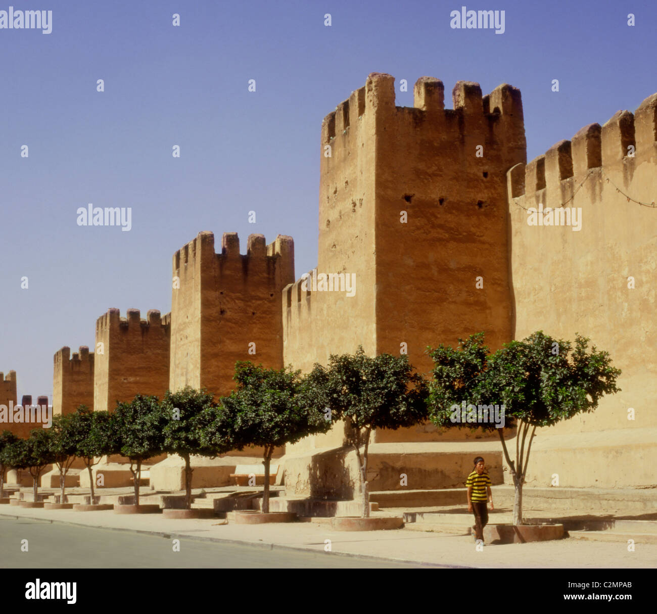 Morocco Taroudant city walls Stock Photo - Alamy
