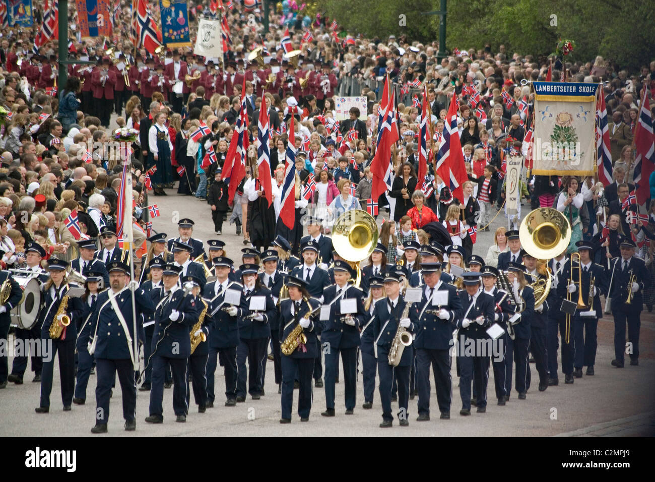 Norway Oslo 17th May celebration parade Stock Photo - Alamy