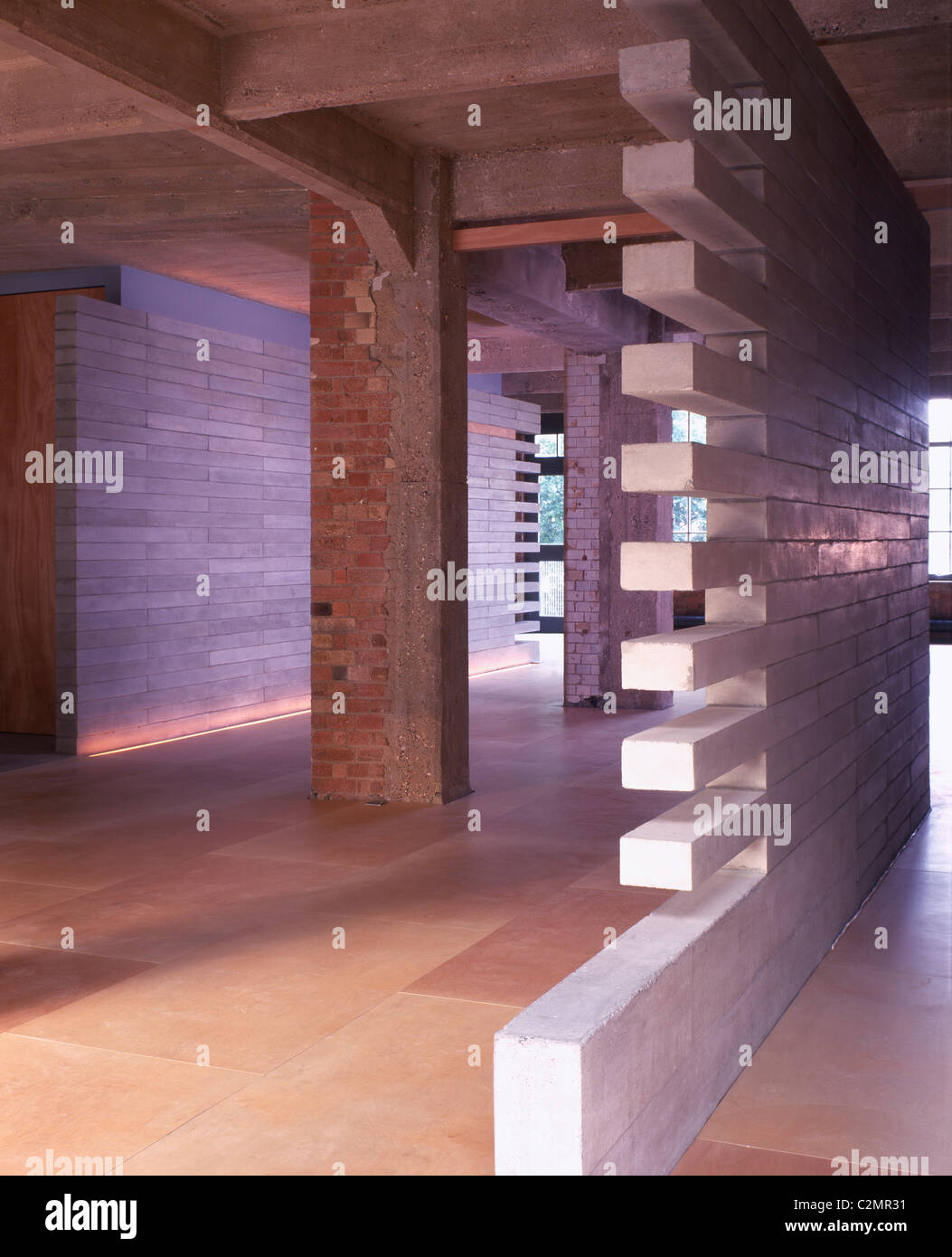 empty refurbished loft like space with concrete Stock Photo - Alamy