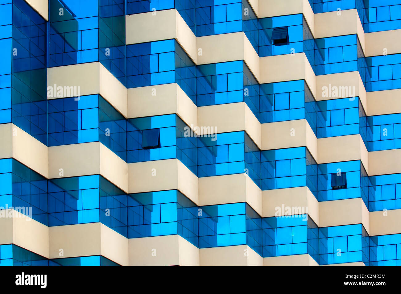 Glass building, Oasis Panorama Hotel, Miramar suburb, Havana, Cuba ...