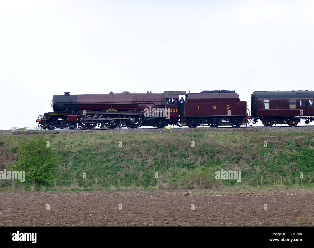 LMS steam locomotive No. 6201 "Princess Elizabeth Stock Photo - Alamy