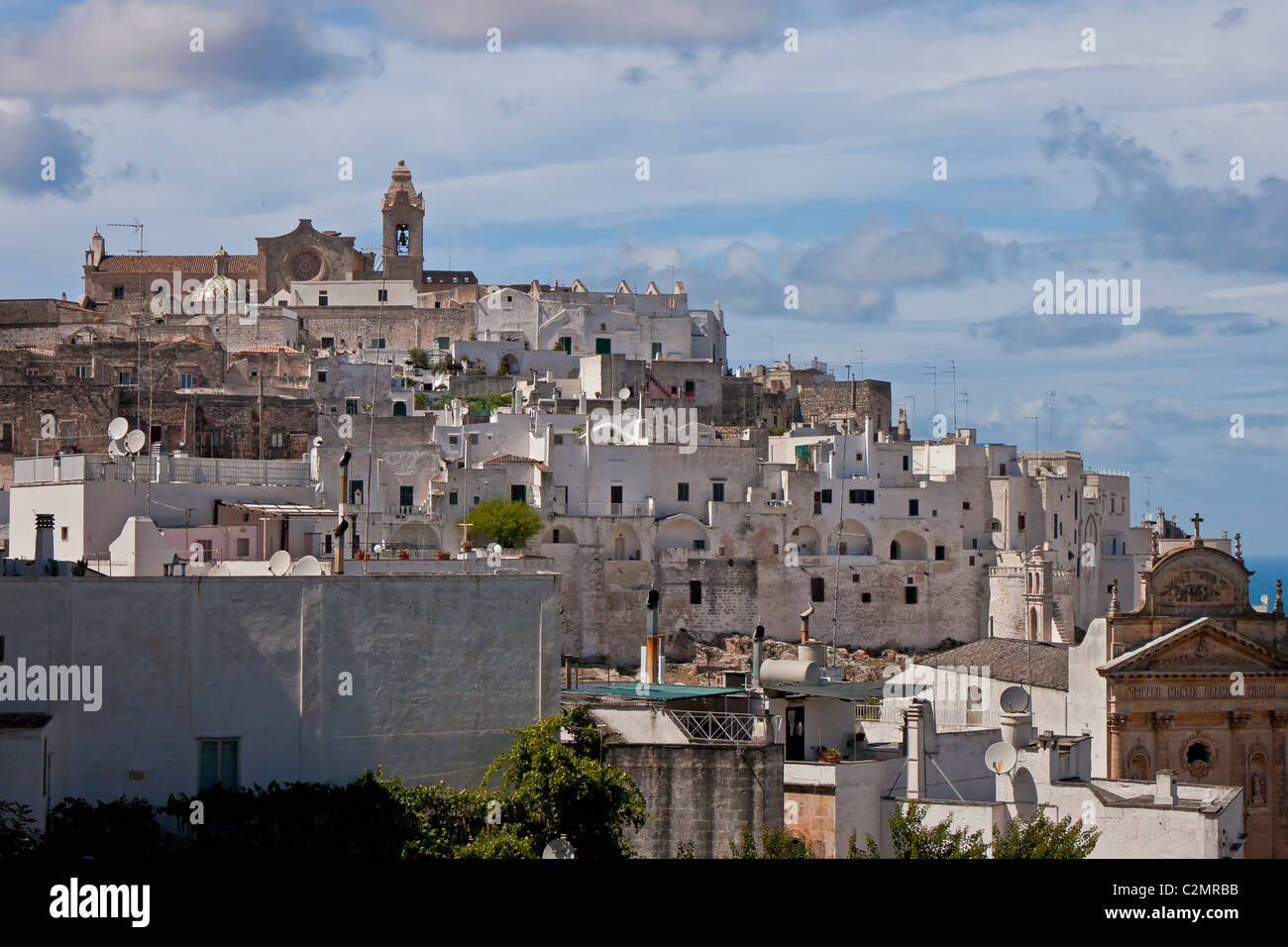 Ostuni narrow street hi-res stock photography and images - Alamy