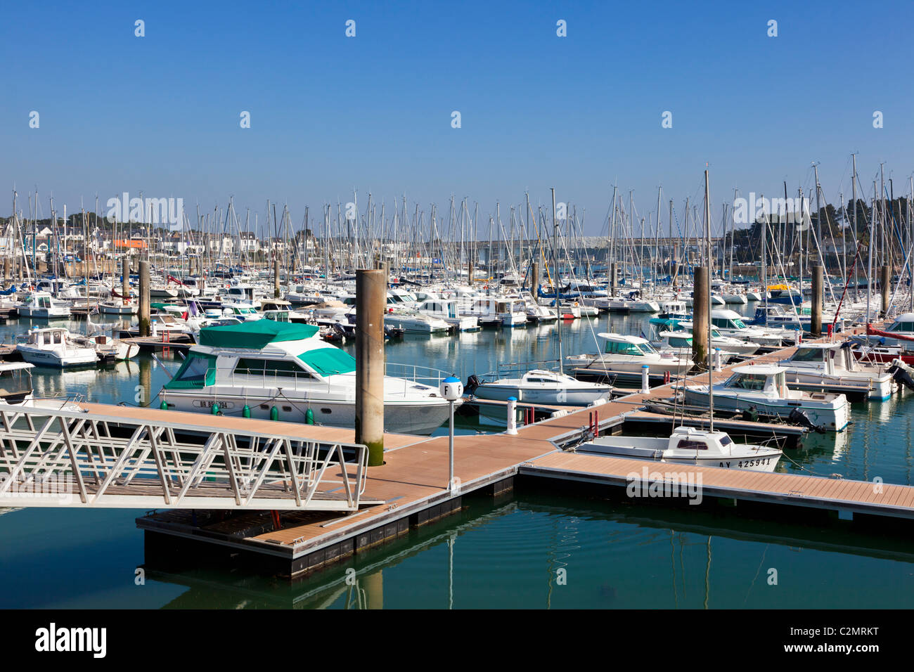 French brittany marina port boats hi-res stock photography and images ...