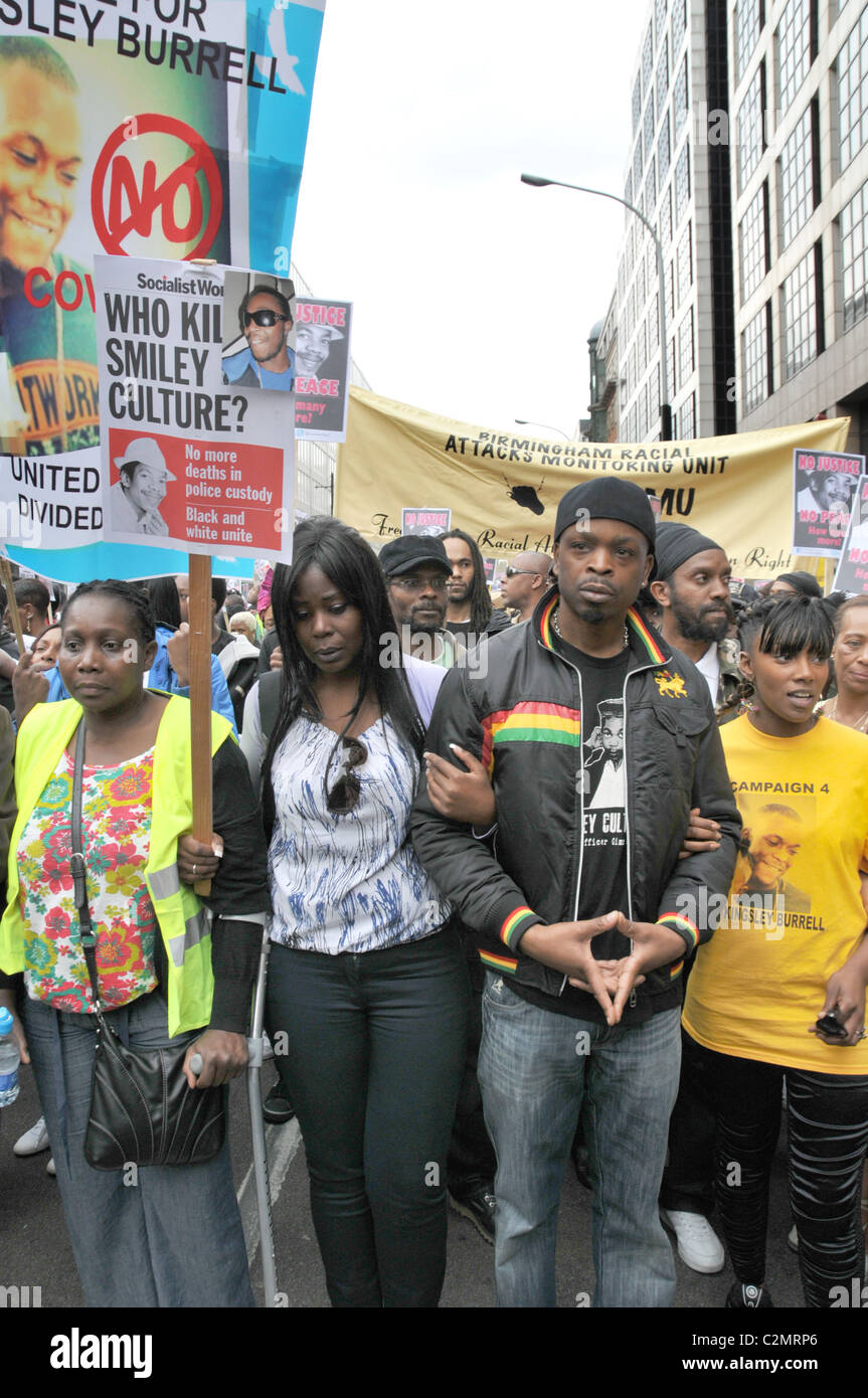 Smiley Culture Protest New Scotland Yard No Justice No Peace "Who ...
