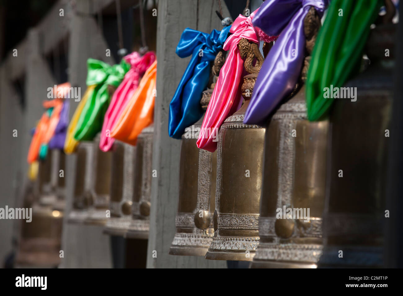 Burmese temple bell hi-res stock photography and images - Alamy