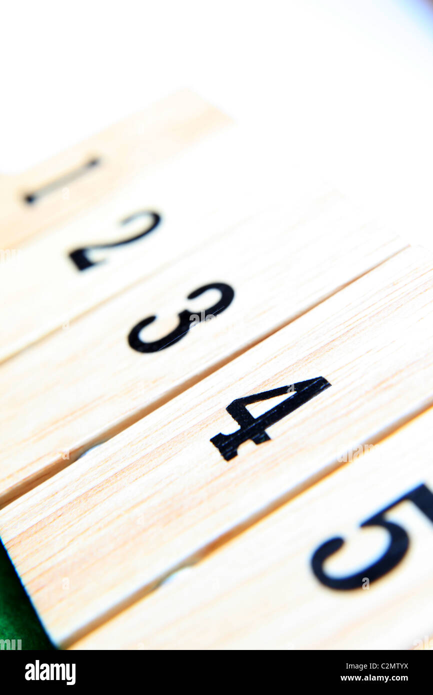 Numbers 1 2 3 4 5 hi-res stock photography and images - Alamy