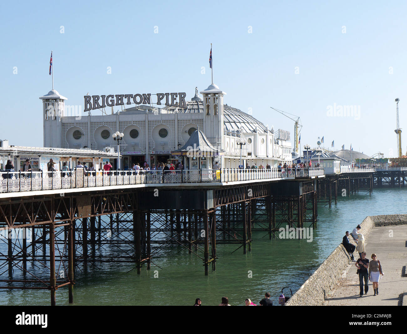 Brighton seafront view hi-res stock photography and images - Alamy