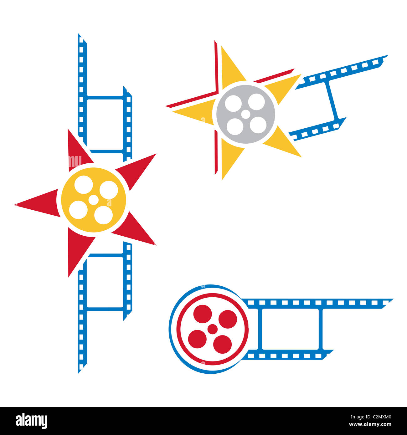 Film star logo hi-res stock photography and images - Alamy