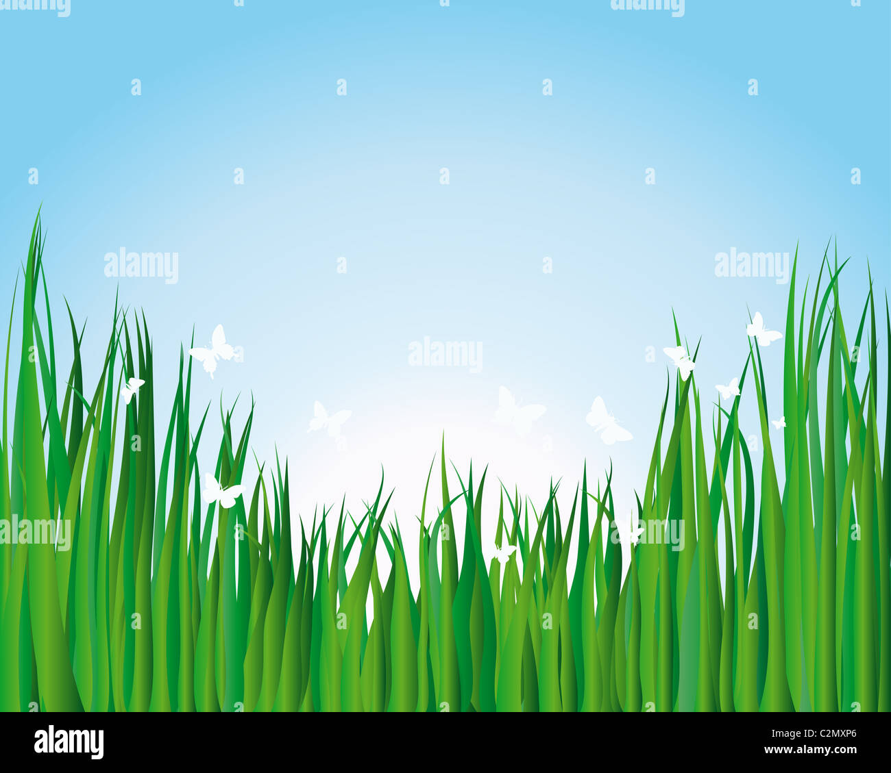 Vector illustration grass background for design usage Stock Photo - Alamy