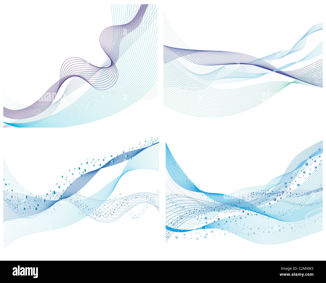 Water ripples patterns abstract Cut Out Stock Images & Pictures - Alamy