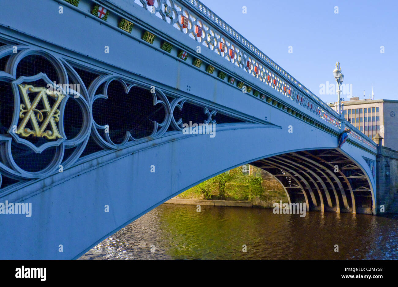 The Bridge Spans The River Ouse In York High Resolution Stock ...