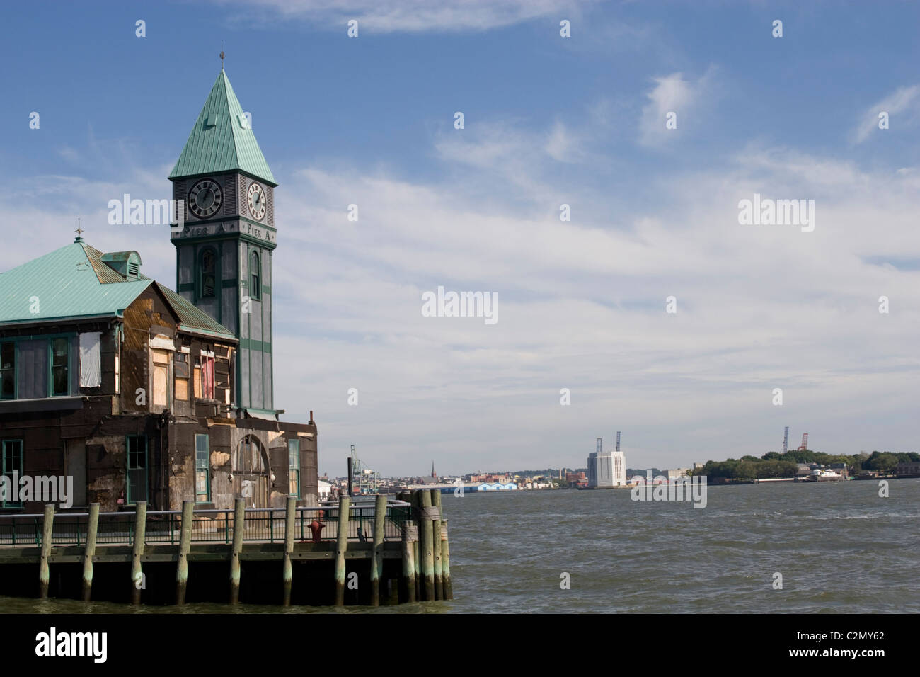 Pier A Manhattan Island new York Stock Photo - Alamy