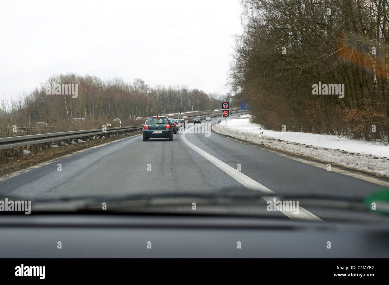 Motorway slip road hi-res stock photography and images - Alamy