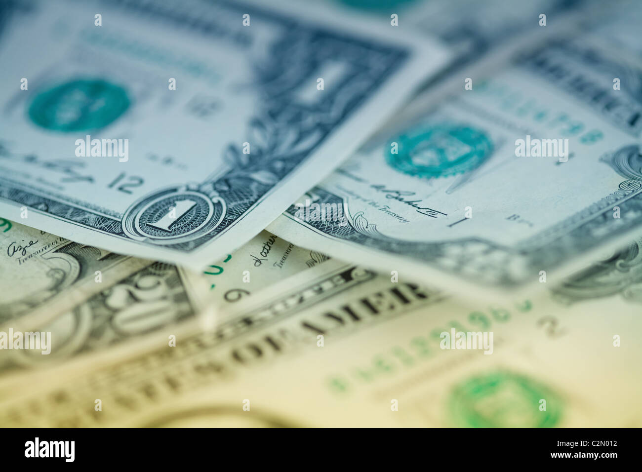 Money background - US dollars background. Close up photo with shallow ...