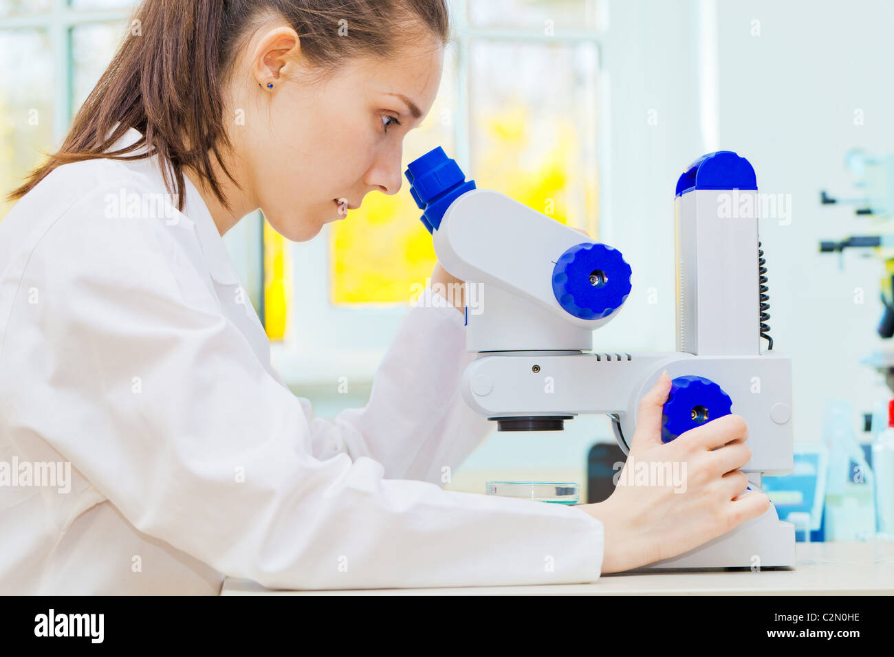 woman in medical lab Stock Photo - Alamy