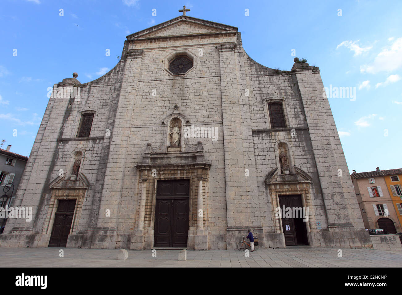 The picturesque Provence village of Lorgues and the Collegiale Saint ...