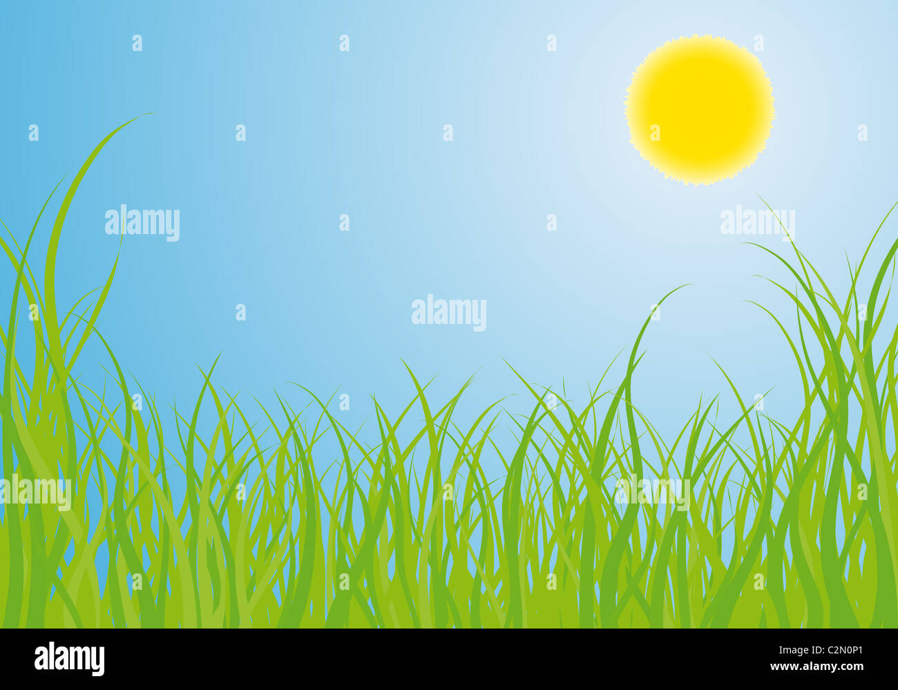 Vector illustration grass background for design usage Stock Photo - Alamy