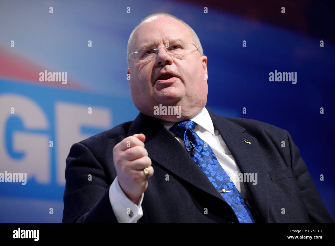 Eric Pickles addresses the first day of the Conservative Spring Forum ...