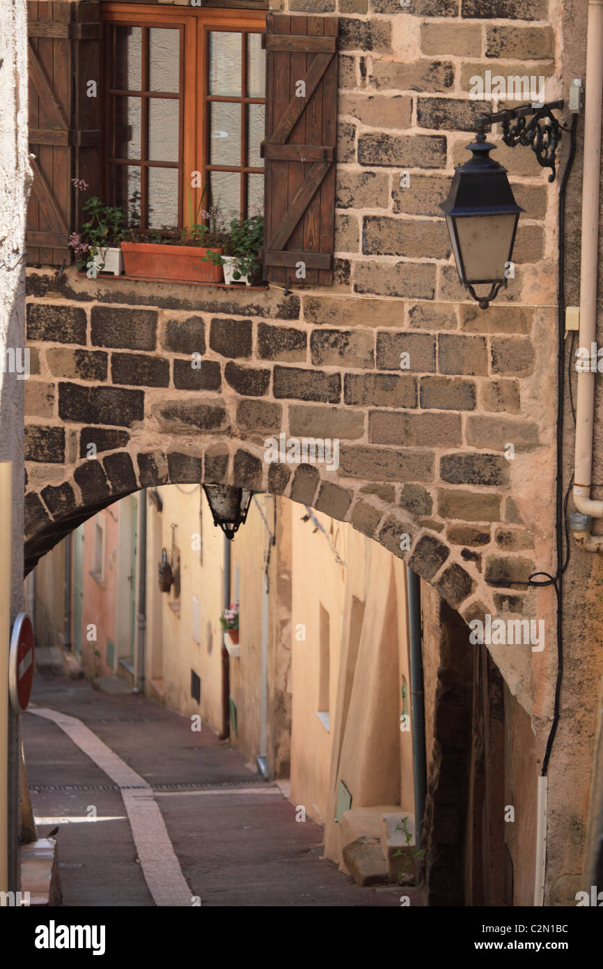 The picturesque Provence village of Roquebrune sur Argens Stock Photo ...