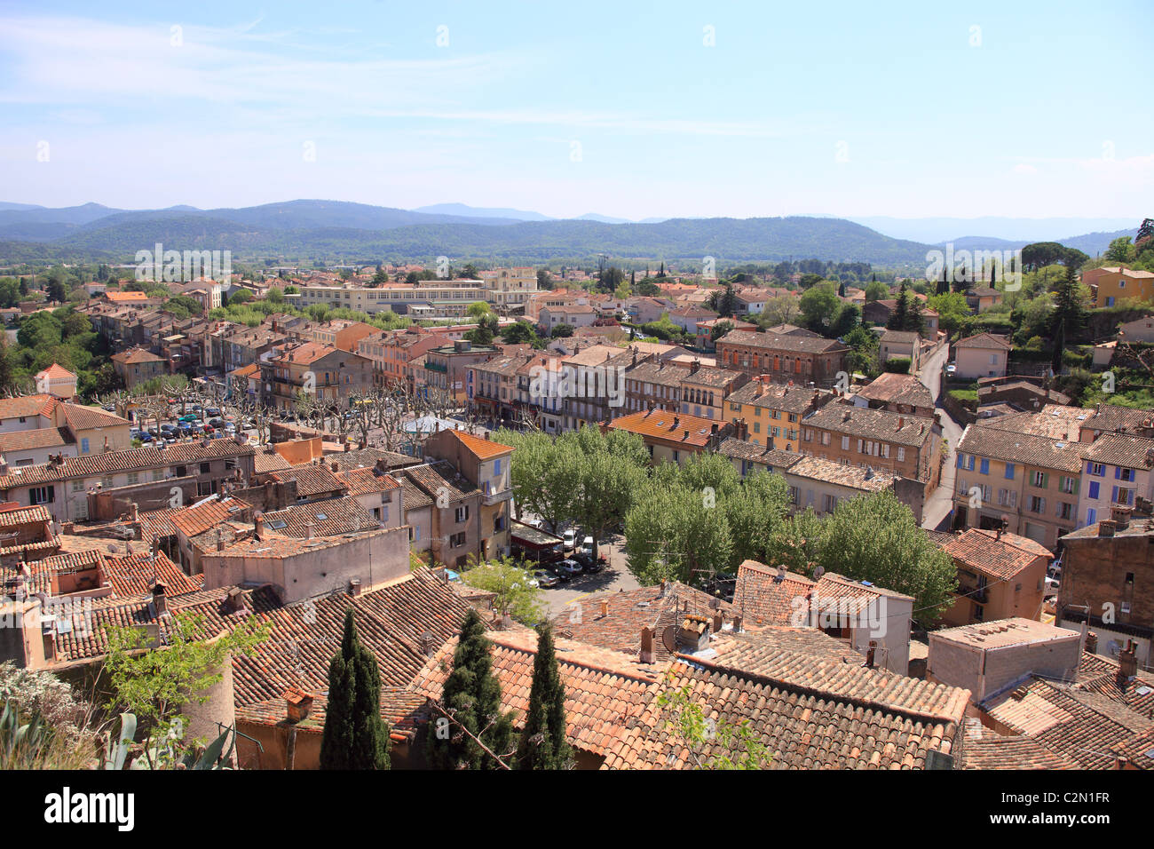 The picturesque Provence village of Les Arcs sur Argens Stock Photo - Alamy