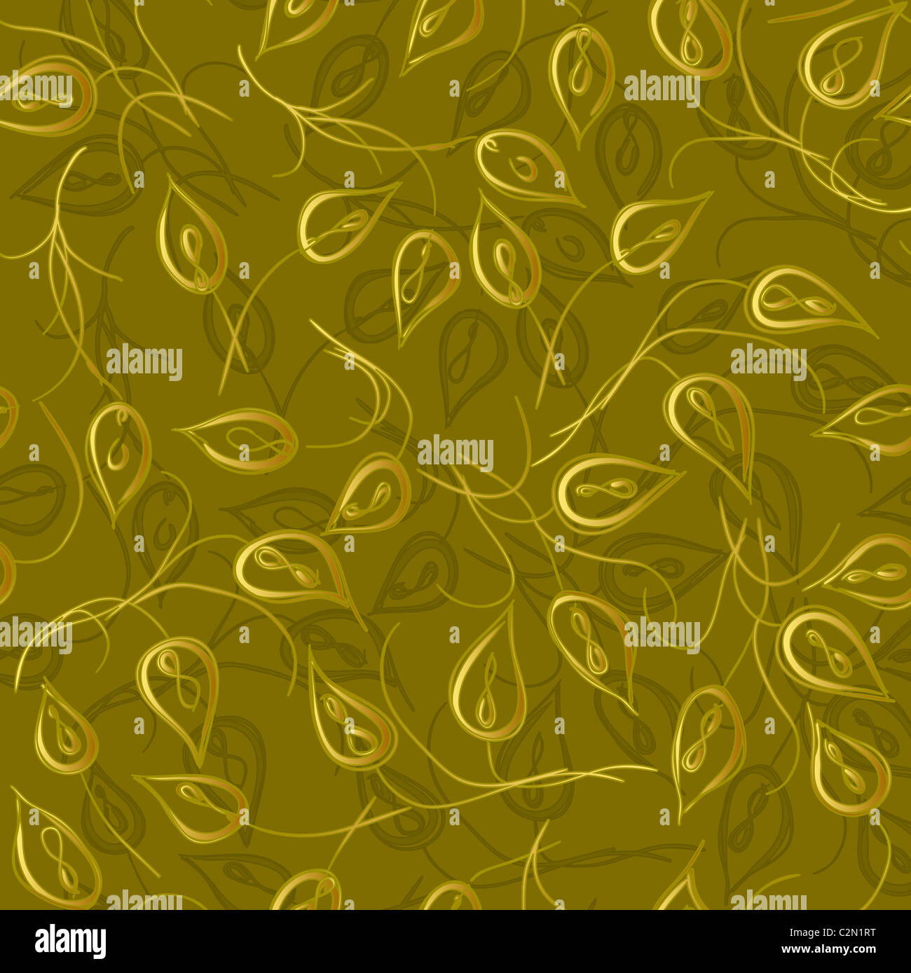 Wallpaper with curling leaves of a plant Stock Photo - Alamy
