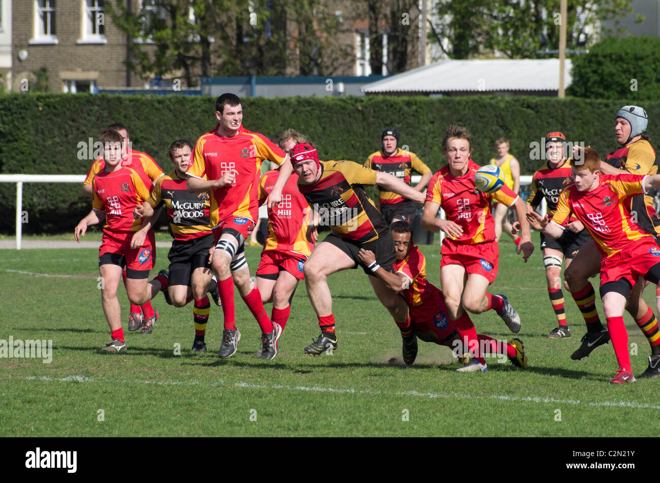 Richmond Rugby Football Club in action Stock Photo - Alamy