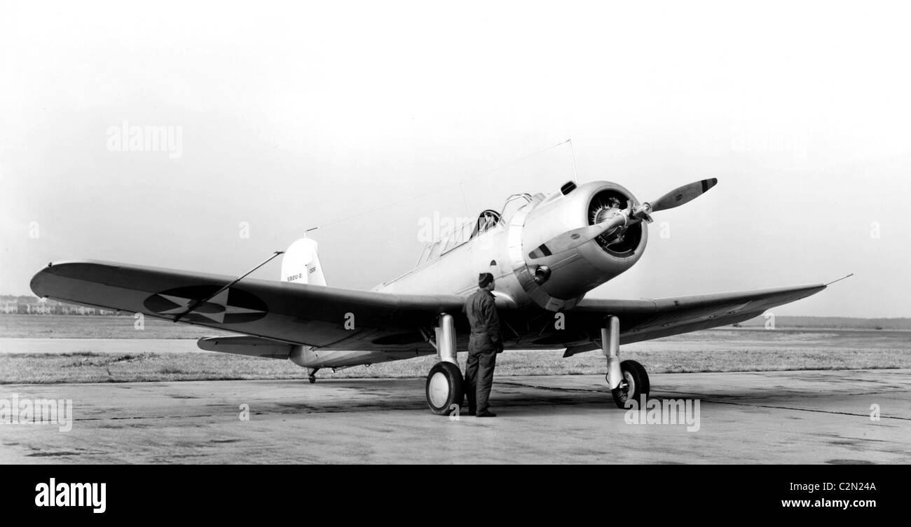 Vought SB2U-2 Vindicator dive bomber aircraft Stock Photo - Alamy