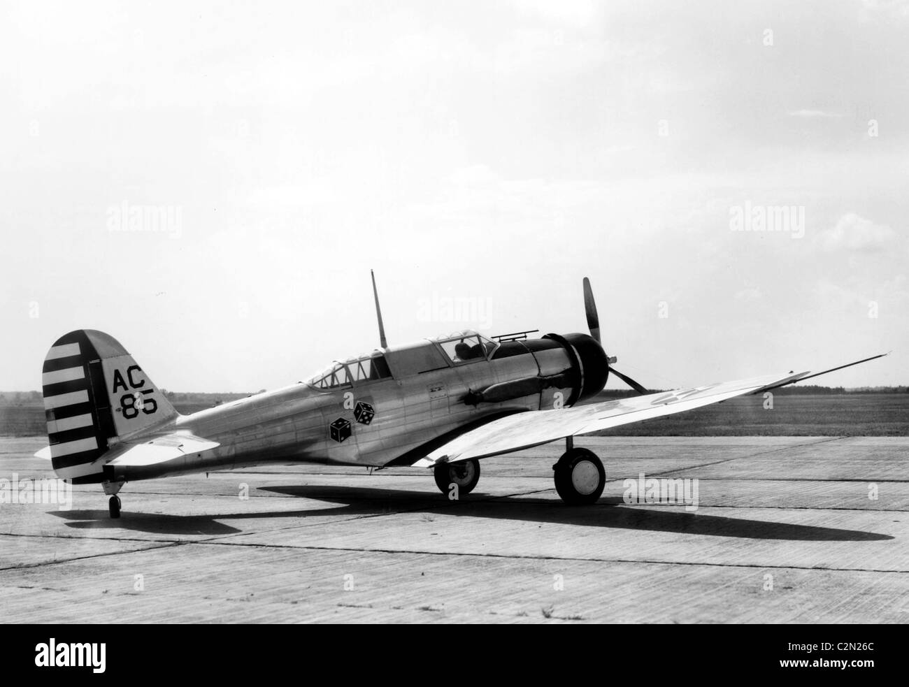 The Northrop A-17A Nomad airplane Stock Photo - Alamy