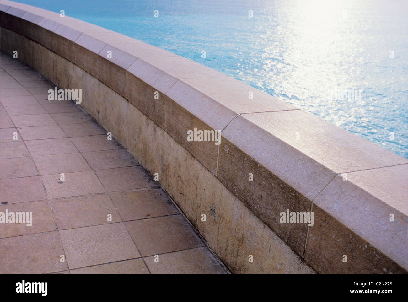 The Rauba Capeu front sea promenade in Nice city Stock Photo - Alamy