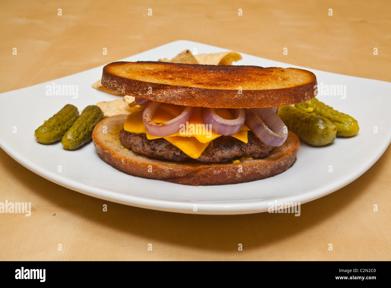 A patty melt sandwich Stock Photo - Alamy
