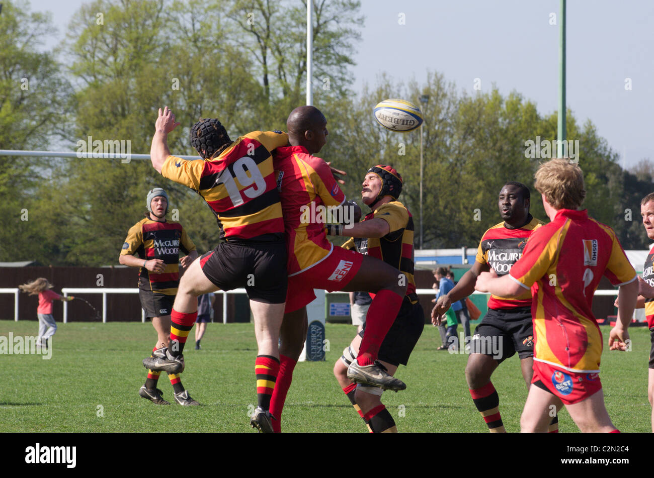 Richmond Rugby Football Club in action Stock Photo - Alamy