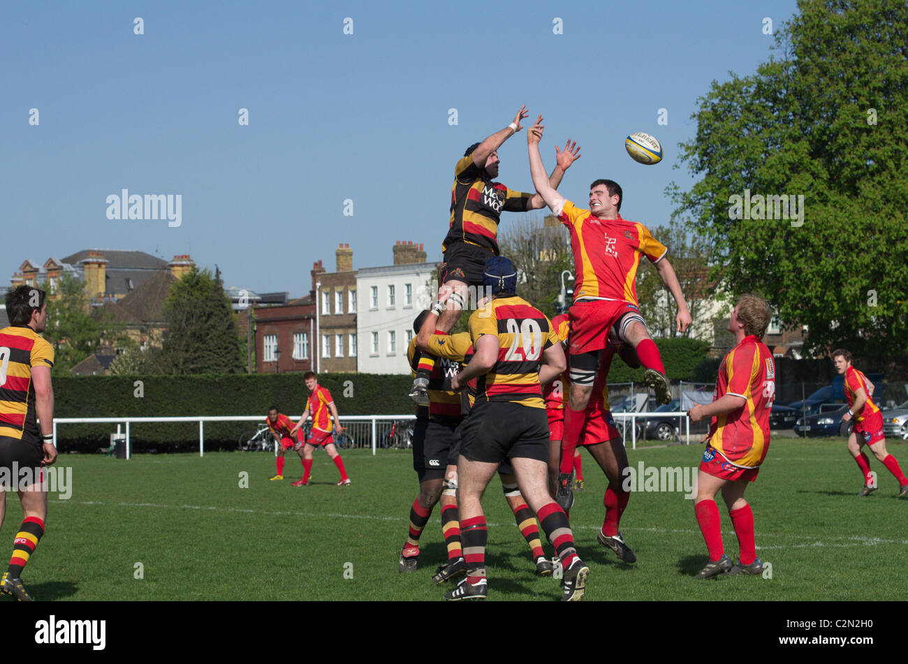 Richmond Rugby Football Club in action Stock Photo - Alamy