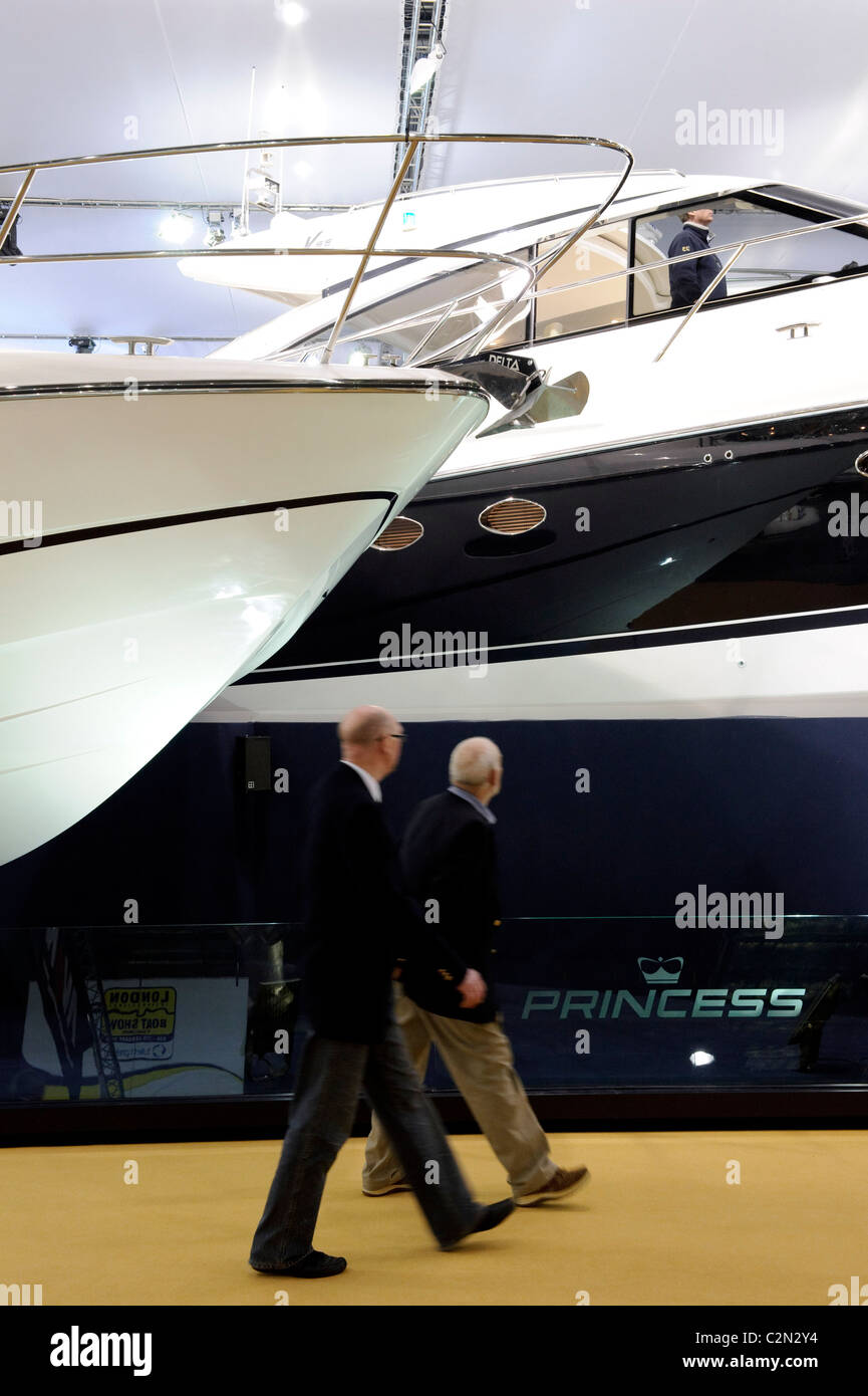 The London International Boat show at Excel, 8th January 2010 Stock ...
