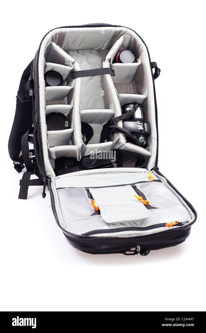Dark backpack Cut Out Stock Images & Pictures - Alamy