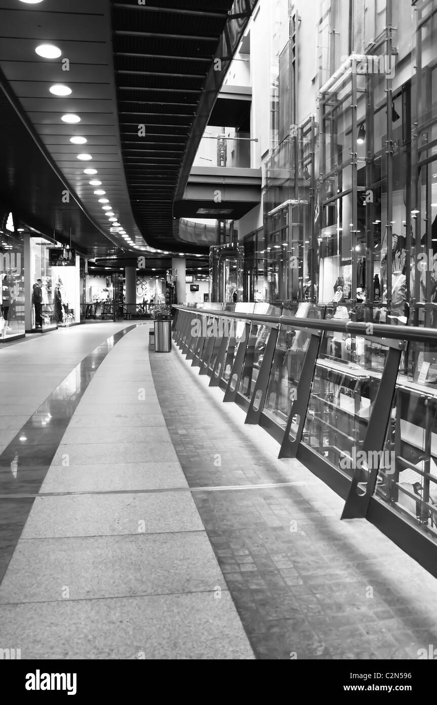 Modern architecture of large shopping center Stock Photo - Alamy