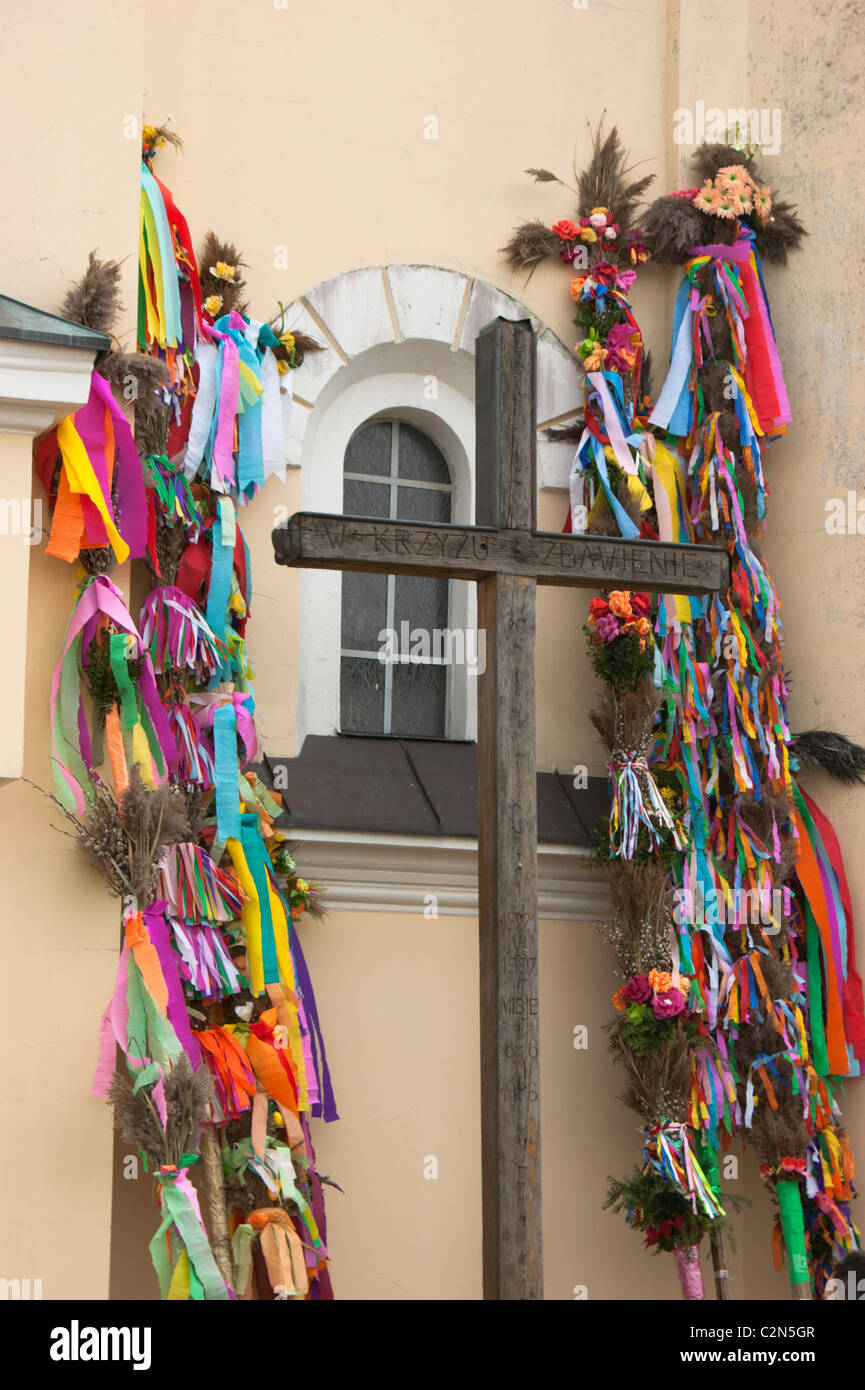 Easter Palm, tradition on south Poland on Palm Sunday Stock Photo - Alamy