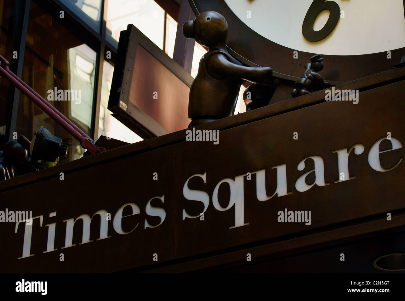 Times Square sign on a hotel on Times Square Stock Photo - Alamy