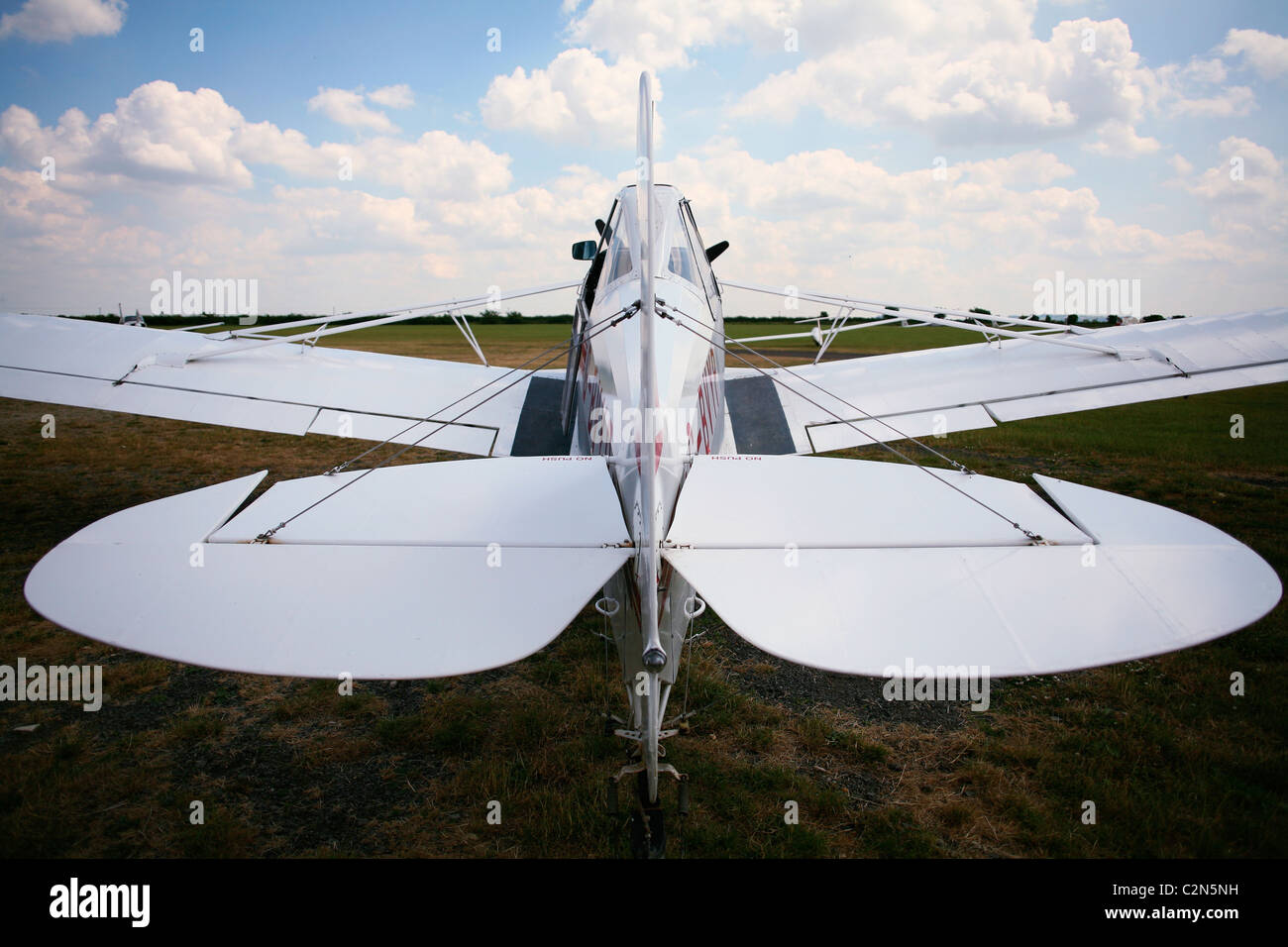 Private plane, country airfield Stock Photo - Alamy