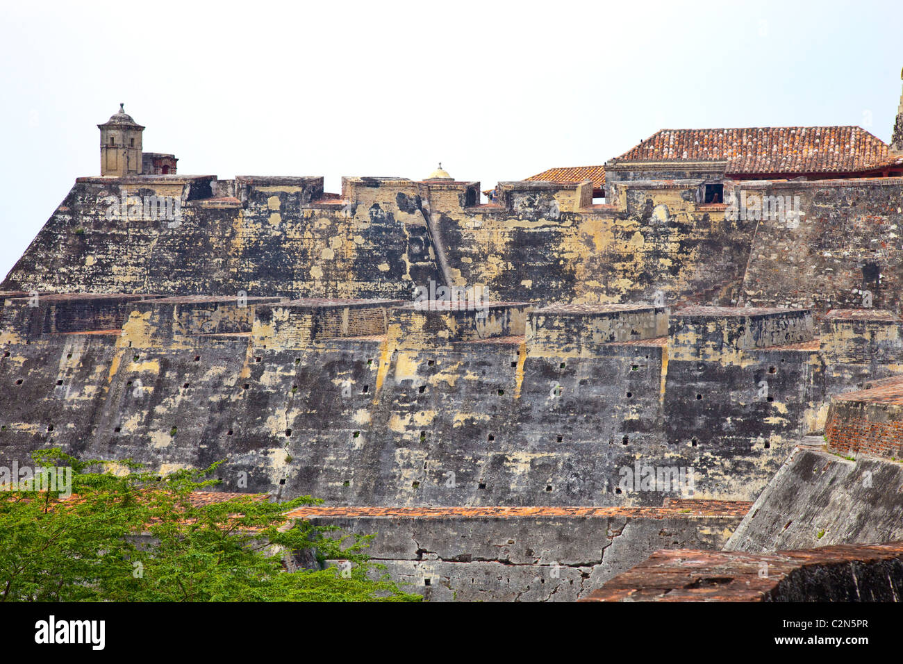 Castillo de San Felipe de Barajas, Cartagena, Colombia Stock Photo - Alamy