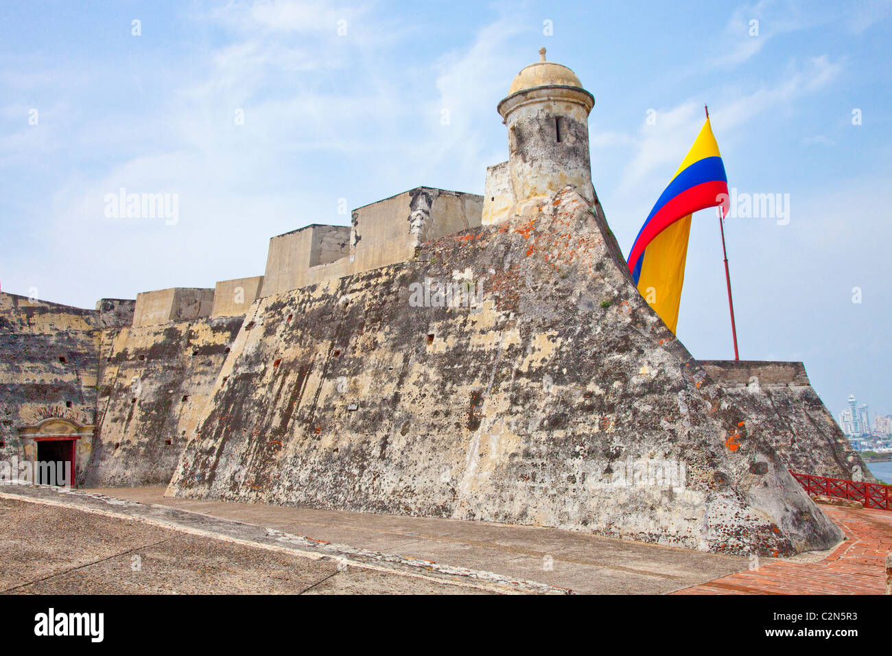 Castillo de San Felipe de Barajas, Cartagena, Colombia Stock Photo - Alamy